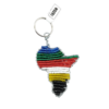 Africa Map Beaded Wirework Key Ring - Woza Moya