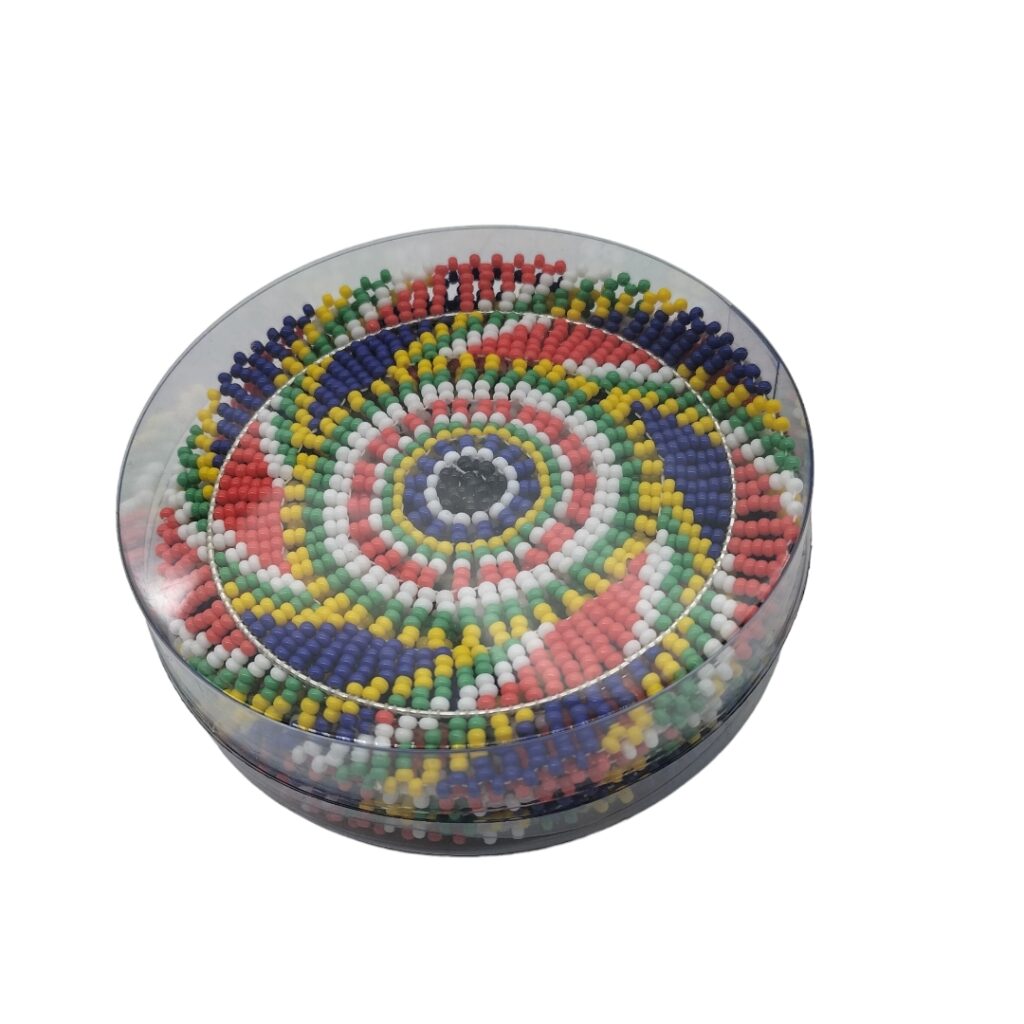 Beaded Coasters South African Flag Set of 6 - Woza Moya